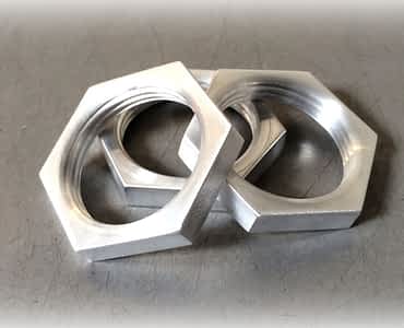 Custom Hex Nuts, Lock Nuts, Machined Nuts Portfolio - Engineered Custom ...